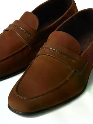 Zegna Leather Loafers - Brown