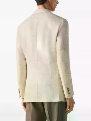 Zegna Crossover Linen Check Jacket