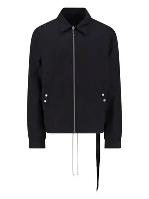Stone Island Cotton Zip Jacket - Black