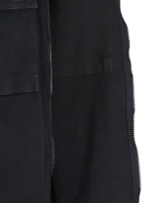 Rick Owens Stone Island Cotton Zip Jacket - Black