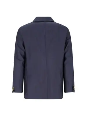 KAPTAIN SUNSHINE Double-breasted Blazer In Wool Blend