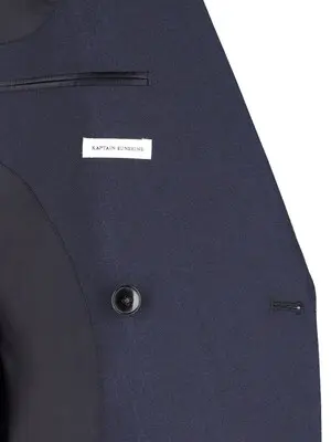 KAPTAIN SUNSHINE Double-breasted Blazer In Wool Blend