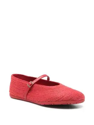 PALOMITAS BY PALOMA BARCELÒ Raffia Ballet Flats