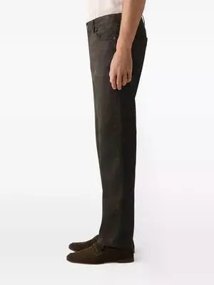Zegna Roccia Stretch Trousers - Brown
