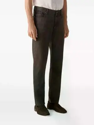 Zegna Roccia Stretch Trousers - Brown