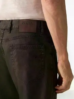 Zegna Roccia Stretch Trousers - Brown