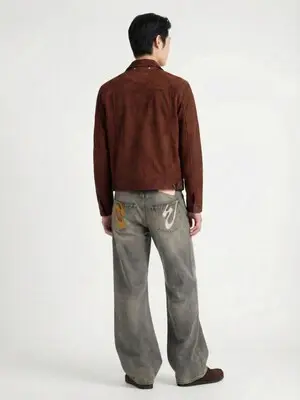 PDF Wide Leg Jeans - Gray