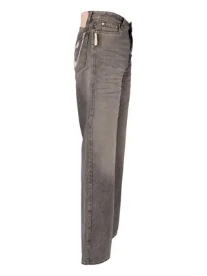 PDF Wide Leg Jeans - Gray