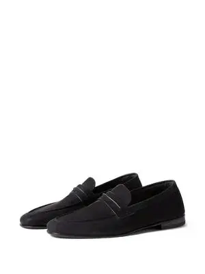 Zegna Leather Loafers - Blue