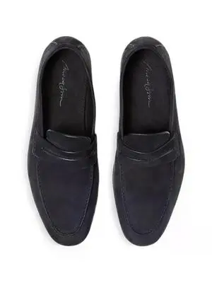 Zegna Leather Loafers - Blue