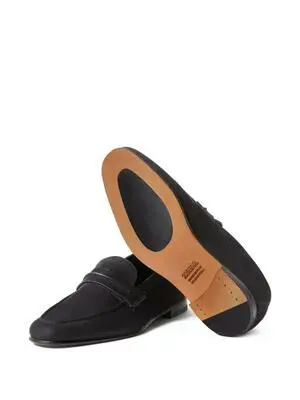 Zegna Leather Loafers - Blue