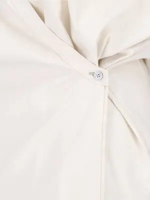 LEMAIRE Shirt In Cotton And Silk - Cream