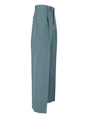 JIL SANDER Drill Cotton Pants - Blue