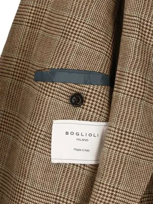 Boglioli Double-breasted Linen Blazer - Multi