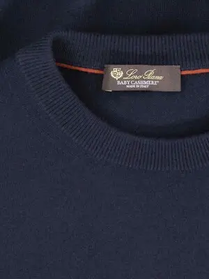 Loro Piana Crewneck Cashmere Sweater - Blue