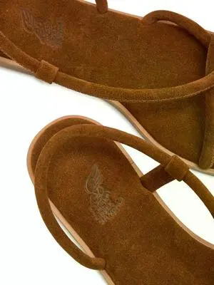 ANCIENT GREEK SANDALS Bomba Suede Sandals - Brown