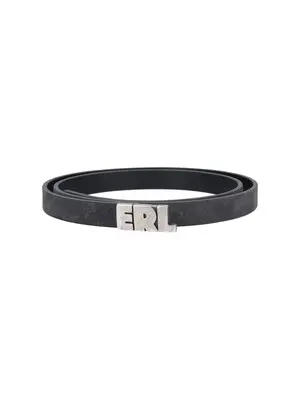ERL Logo Belt Gray