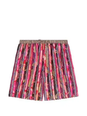 Dries Van Noten Striped Shorts - Pink