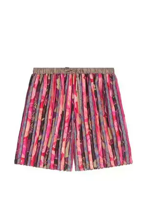 Dries Van Noten Striped Shorts - Pink