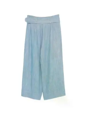 Akris Cropped Wide Leg Trousers