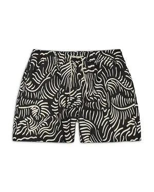 Oas Tar Lorenzo 4.3" Swim Shorts - Black
