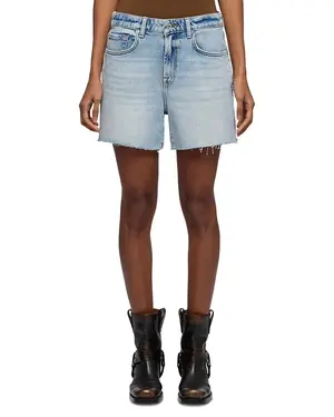 7 For All Mankind Monroe Long Denim Shorts