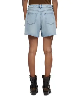 7 For All Mankind Monroe Long Denim Shorts