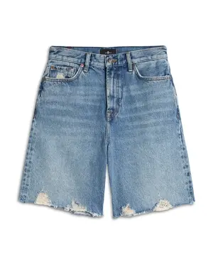 7 For All Mankind Lola Denim Shorts