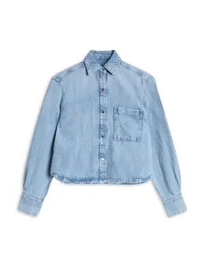7 For All Mankind Ivy Shirt - Iris