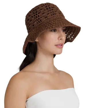 Eugenia Kim Jonah Twisted Crochet Packable Bucket Hat