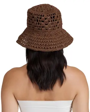 Eugenia Kim Jonah Twisted Crochet Packable Bucket Hat