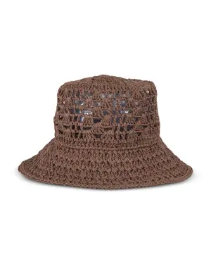 Eugenia Kim Jonah Twisted Crochet Packable Bucket Hat
