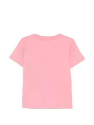 Closed V-neck T-shirt - Pink
