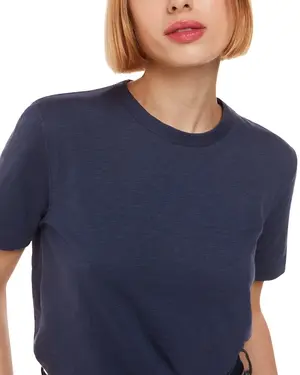 Whistles Emily Ultimate Tee - Navy