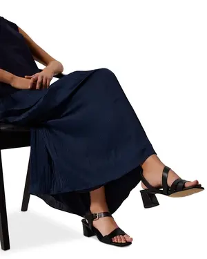 Whistles Block Heel Buckle Sandals