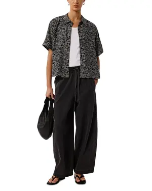 Whistles Woven Grid Shirt