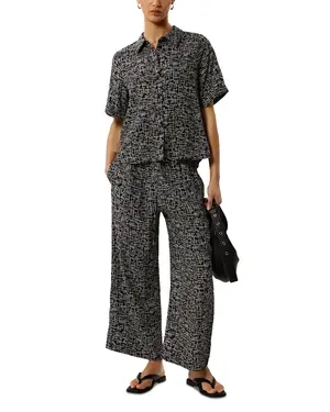 Whistles Woven Grid Shirt