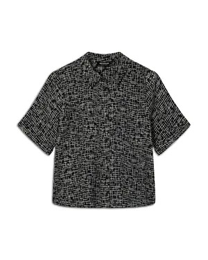 Whistles Woven Grid Shirt
