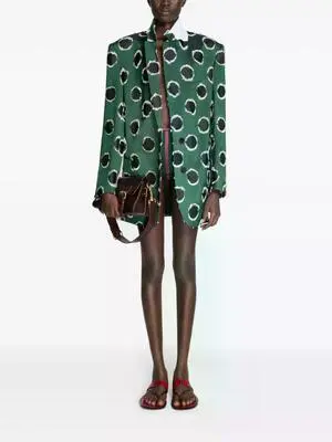 Dries Van Noten Polka Dot-pattern Oversized Blazer