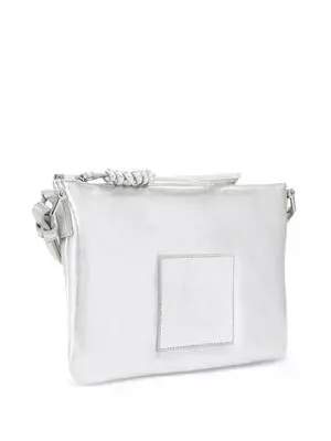 V°73 Top-zip Shoulder Bag - Silver