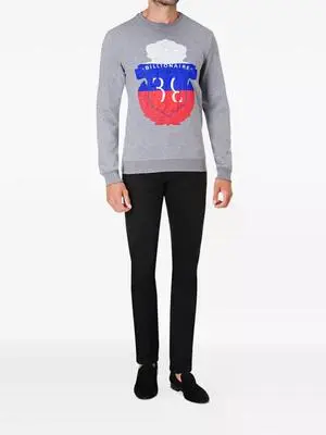 BILLIONAIRE Crest Embroidered Sweatshirt