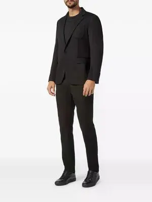 BILLIONAIRE Embroidered Blazer - Black