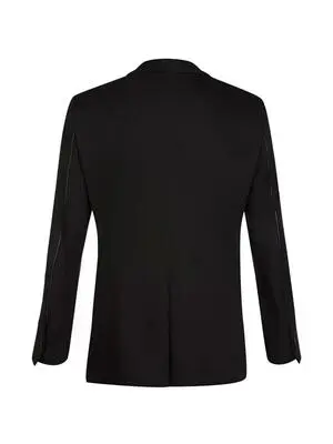 BILLIONAIRE Embroidered Blazer - Black