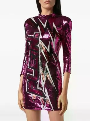Philipp Plein Sequined Cocktail Dresses