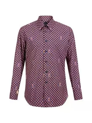 BILLIONAIRE Gabriel Printed Shirt - Grey