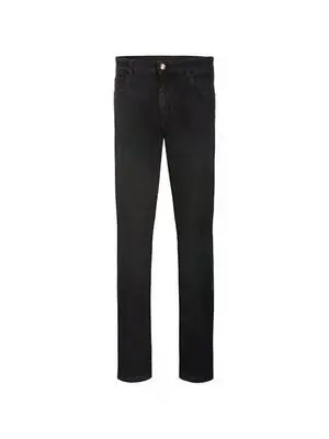 BILLIONAIRE Five-pocket Straight Leg Jeans - Black