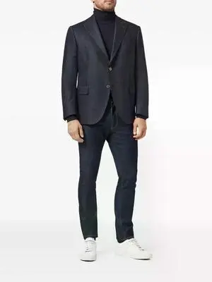 BILLIONAIRE Logo-detail Blazer - Blue