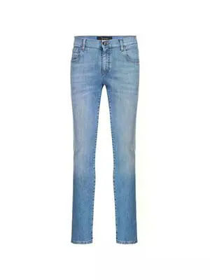 BILLIONAIRE Belt-loops Jeans - Blue