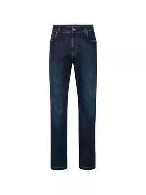 BILLIONAIRE Five-pocket Jeans With Embroidered Emblem