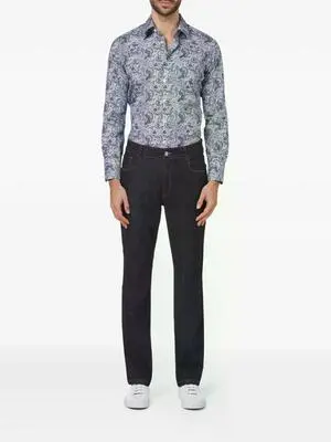 billionaire dress shirt BILLIONAIRE - Shirt Silver Cut LS/Milano Crest